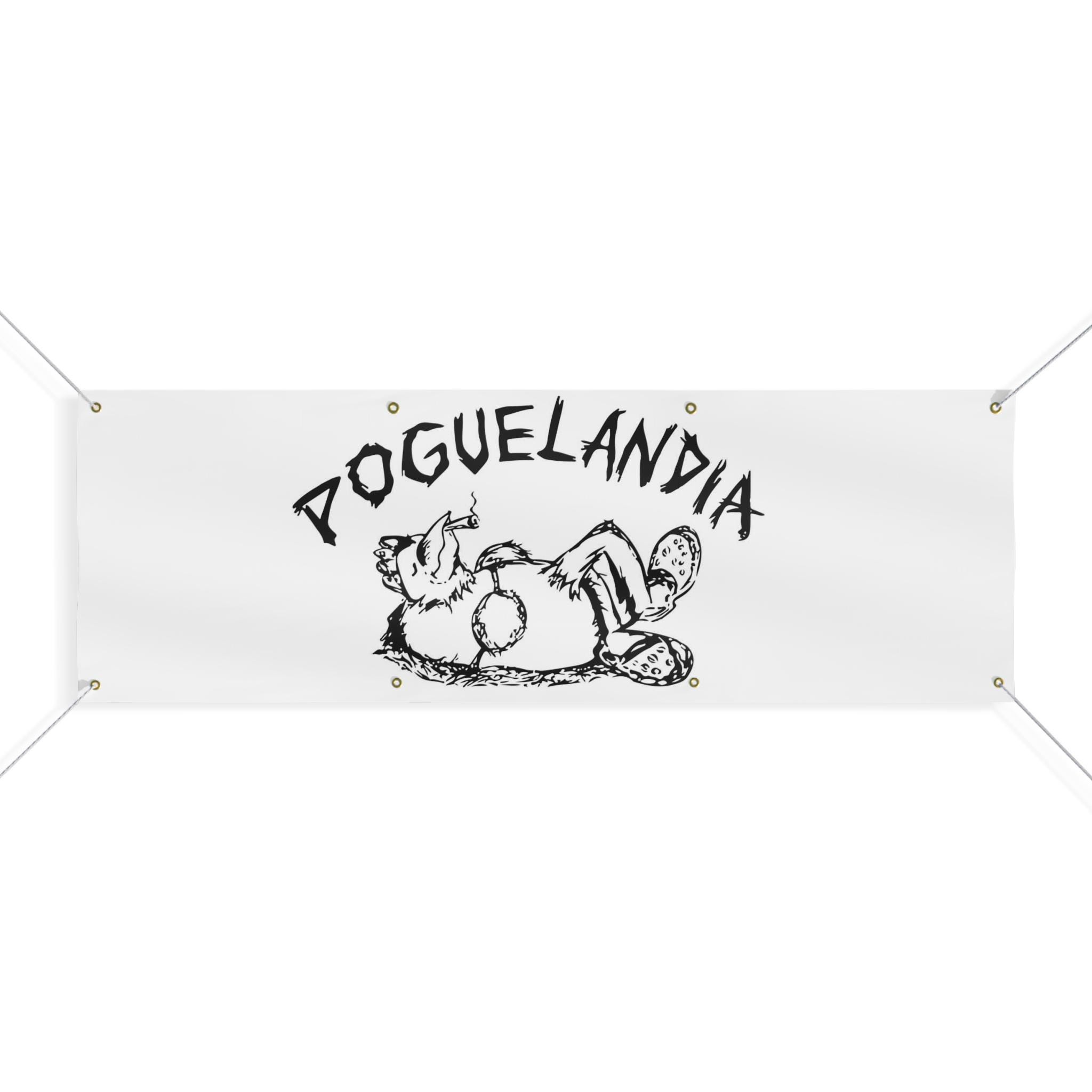 Outer Banks Poguelandia Banner for Dorm Room OBX, Matte Wall Art ...