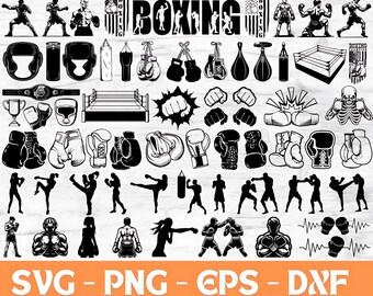 Boxing Svg Bundle, Boxing Gloves Svg, Boxer Svg, Boxing Png, Boxing ...