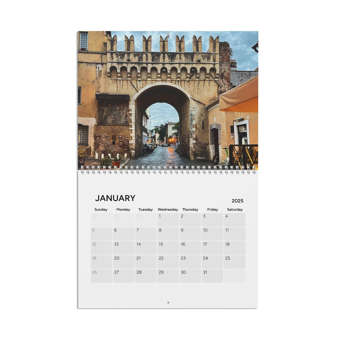 Rome 12 Month Wall Calendar 2025 - Etsy