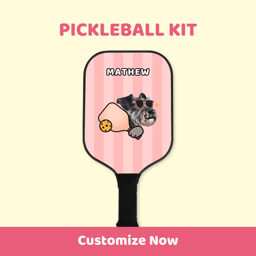 Personalized Pet Pickleball Paddle, Exclusive National Pet Day Gift for ...