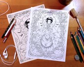 Art and Illustration by Samantha Johnson by TheRealmofsAm on Etsy