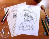 Art and Illustration by Samantha Johnson by TheRealmofsAm on Etsy