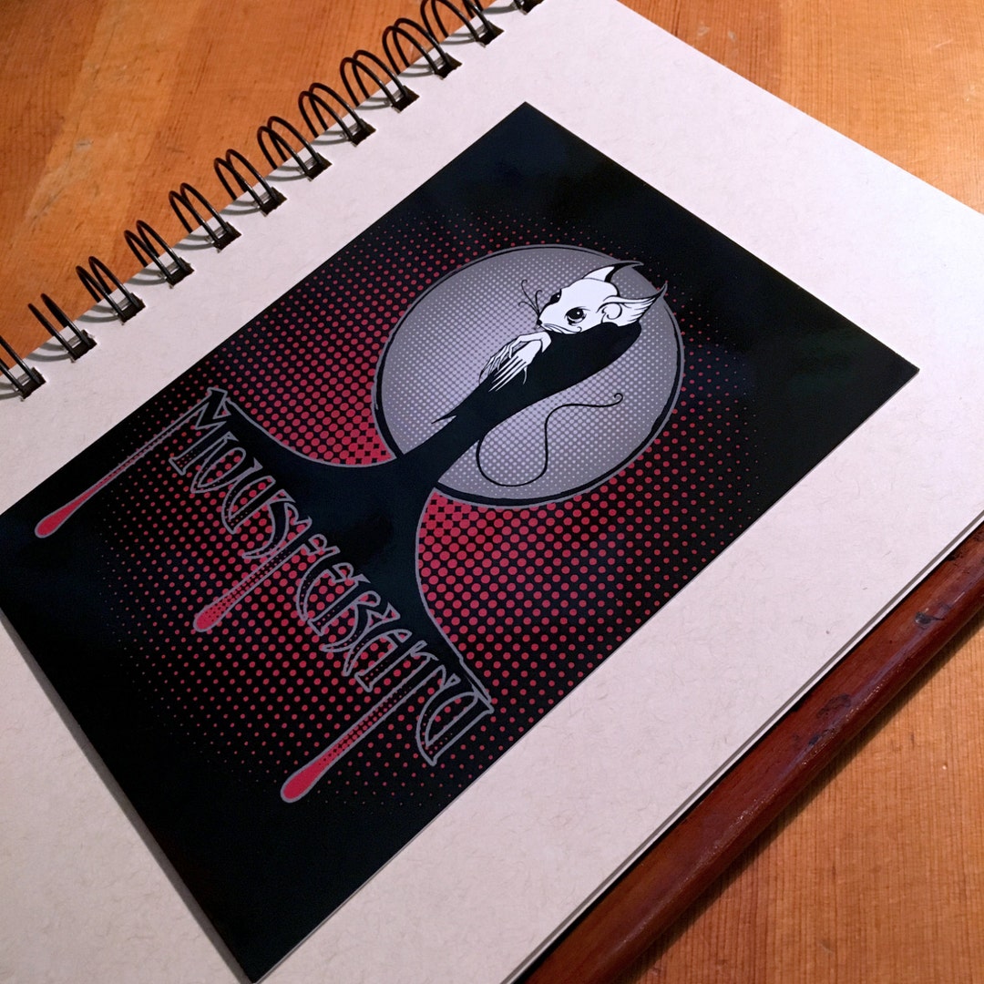 Mousferatu the Vampyre Postcard, Nosferatue Parody, Vampire Stationary ...