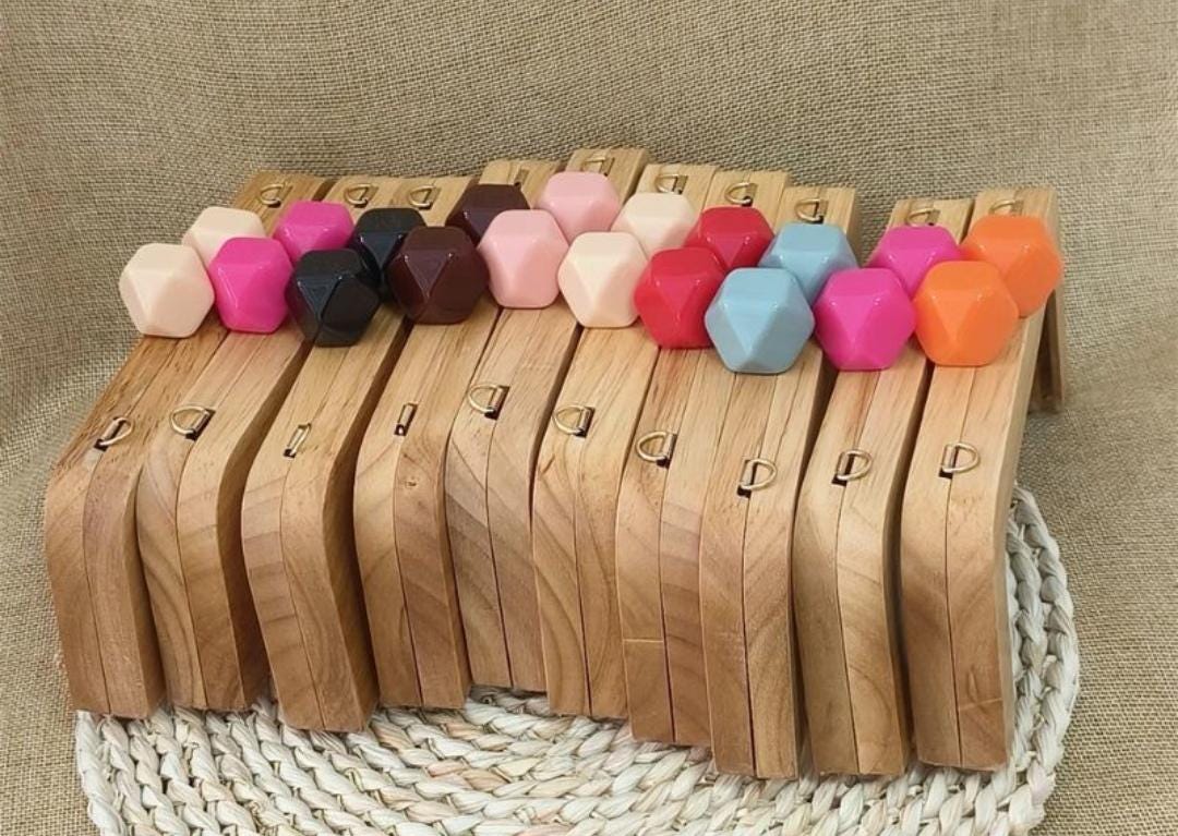 Purse Frame Wood Purse Frame Bag Handles, Wooden Bag Handles, 20x7. 5cm ...