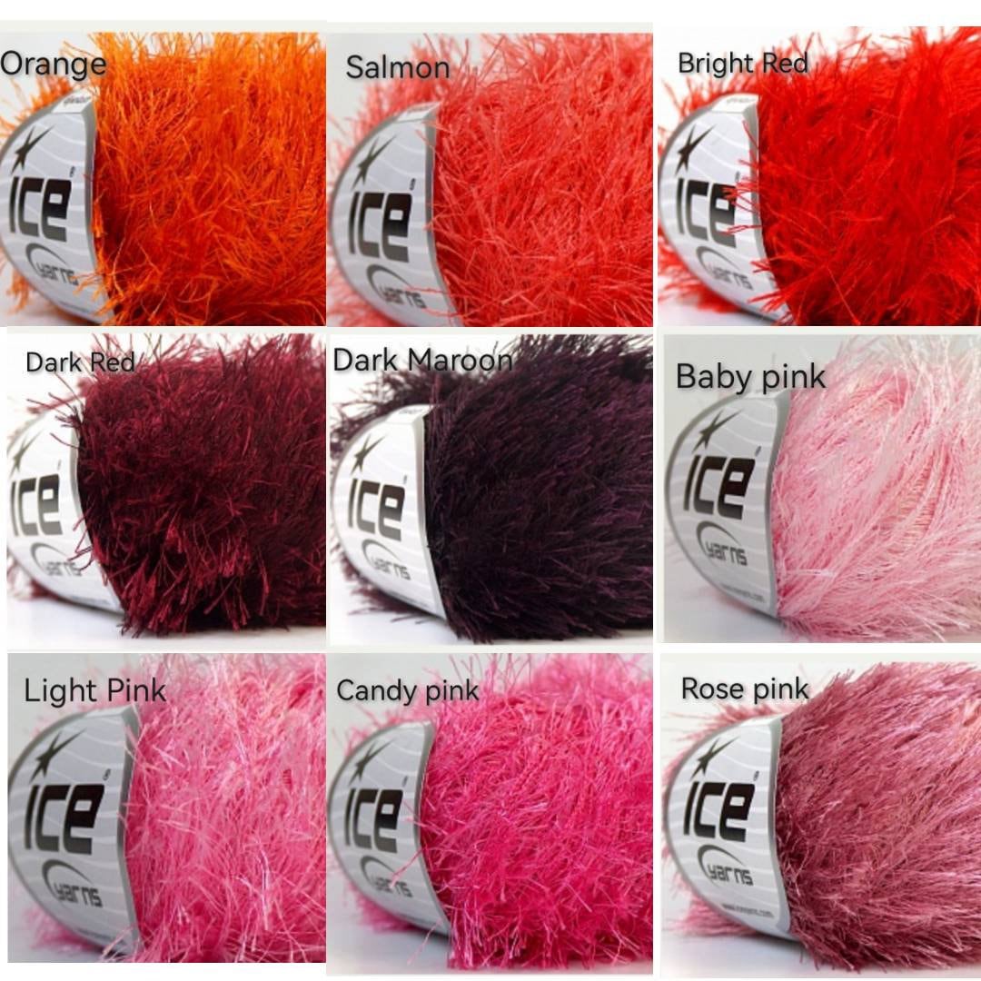 Amigurumi Eyelash Yarn / Ice Yarns Fun Fur 50 Gram /faux Fur Yarn /soft ...