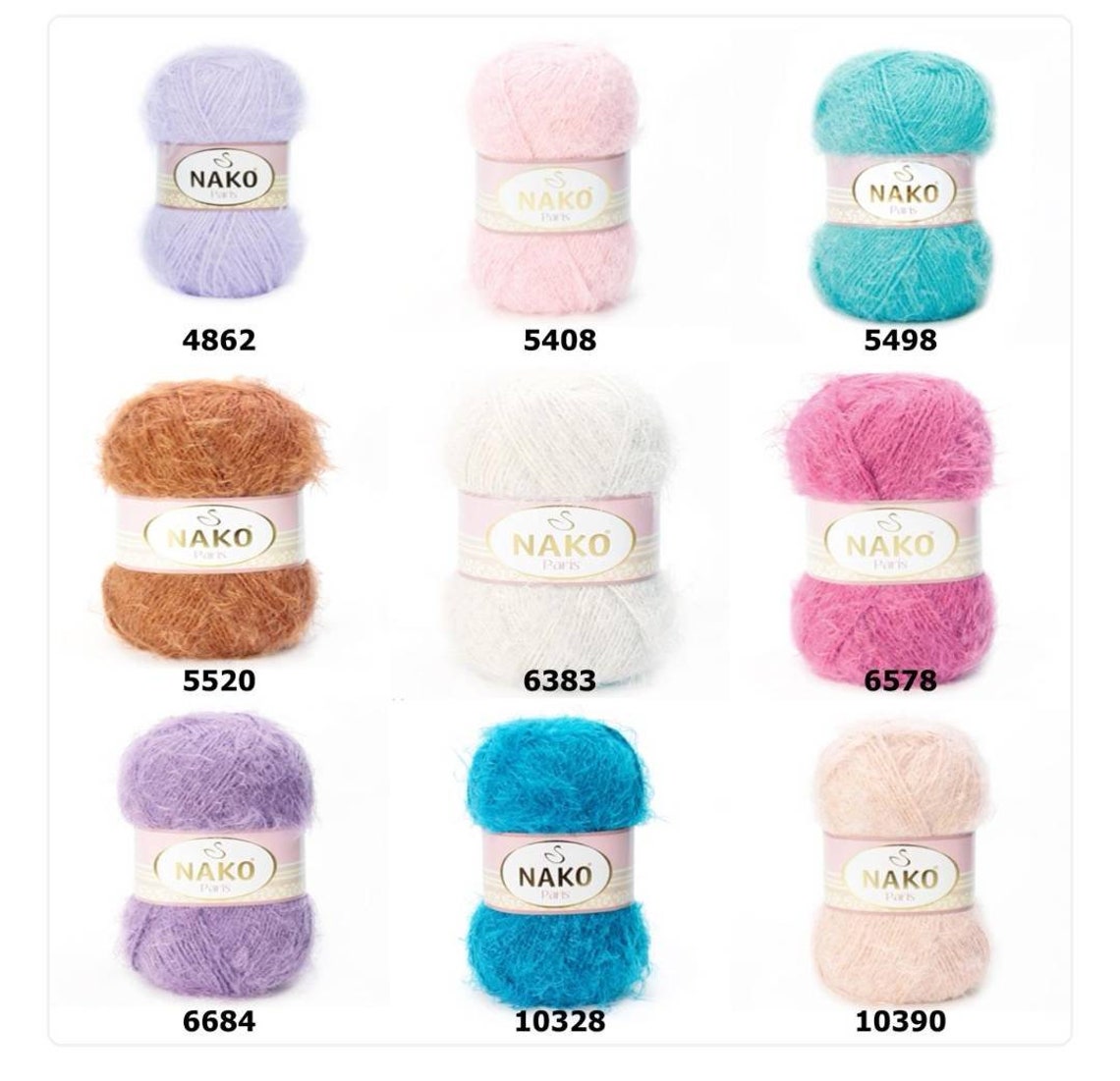 Nako Paris Yarn 100gr 245mt Knitting Yarn Crochet - Etsy