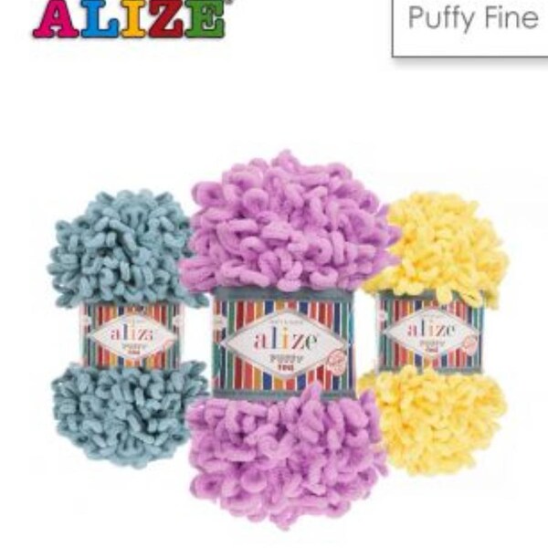 Alize Puffy Yarn - Etsy