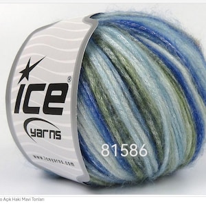 Picasso Rainbow Ice Yarns - Self-striping Fuzzy With Subtle Sheen ...