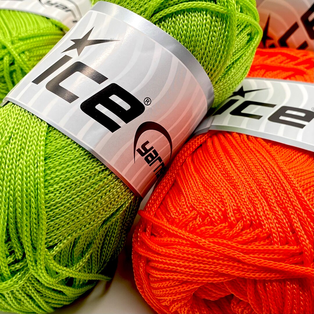 Pp Cord / 3mm Macrame Cord Yarn - Ice Yarns /100gr /160mt / Summer Bag ...