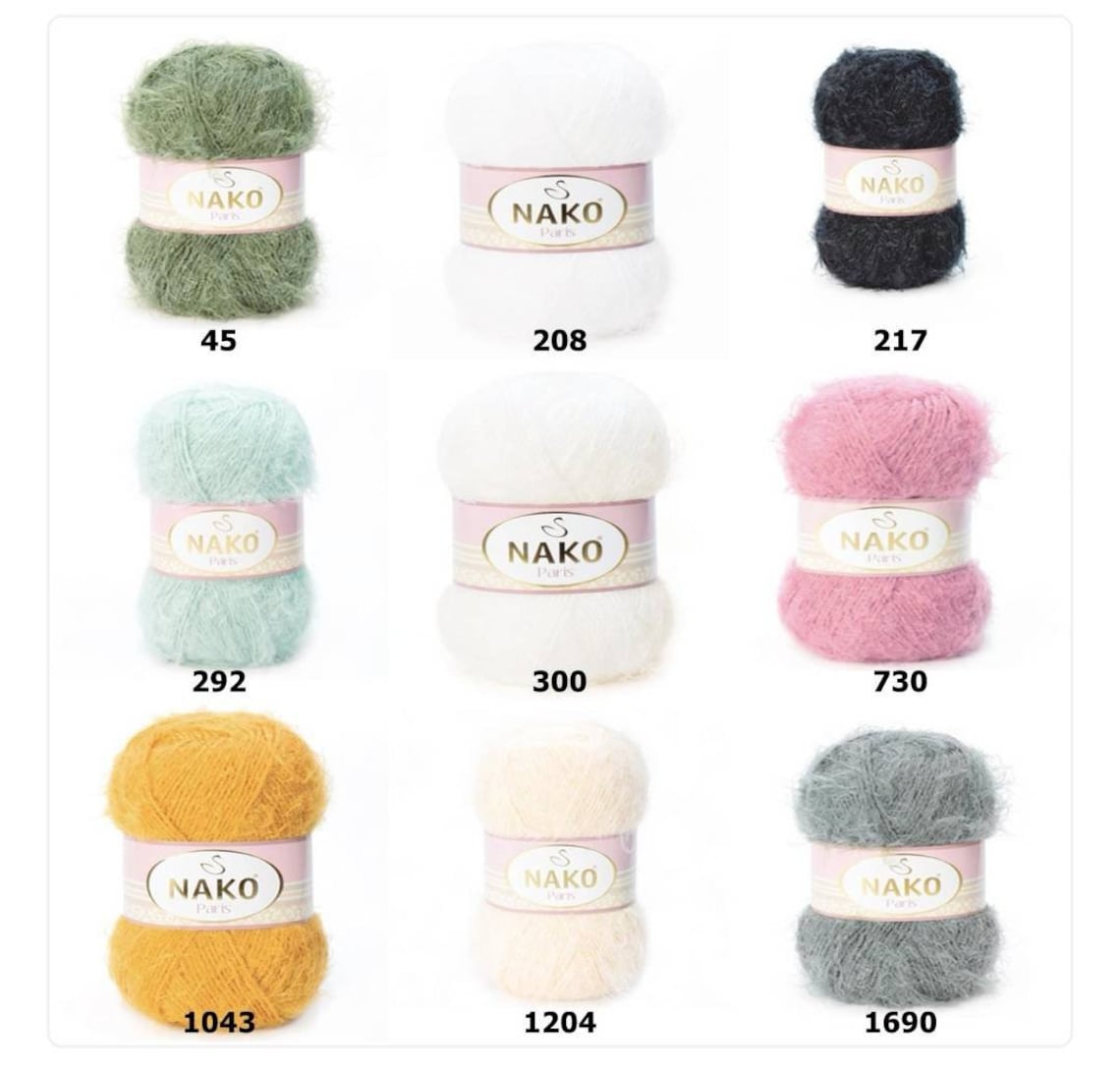 Nako Paris Yarn 100gr 245mt Knitting Yarn Crochet - Etsy