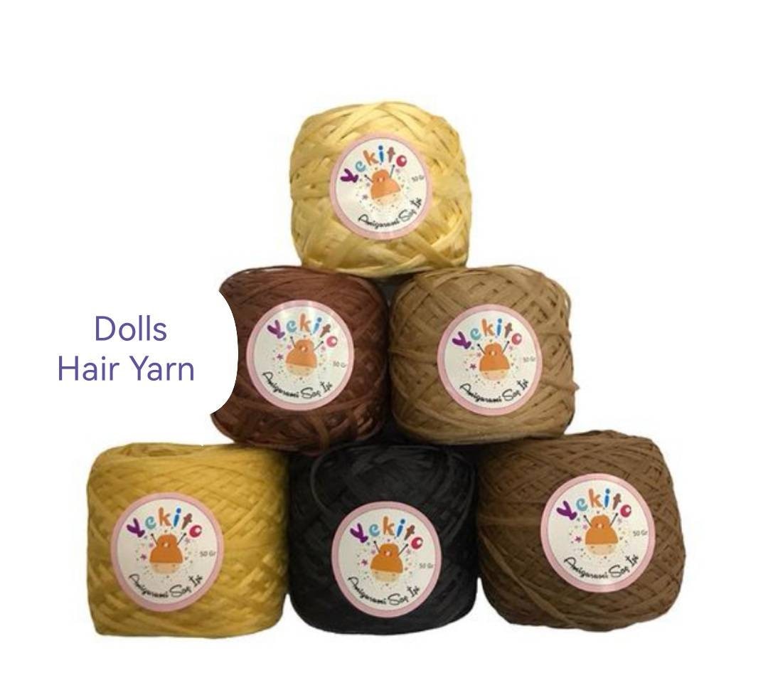 Dolls Hair Making Yarn - Amigurumi Hair Yarn - Toys Hair Making Yarn ...