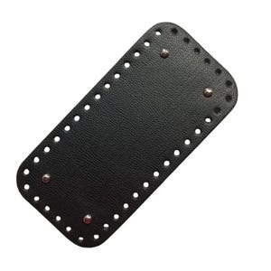 Leather Rectangular Bag Base - DIY Purse Bottom Insert - Handbag Base ...