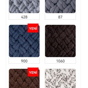 Alize Puffy Fluffy Yarn- No Needle Hook Finger Crochet Amigurumi ...