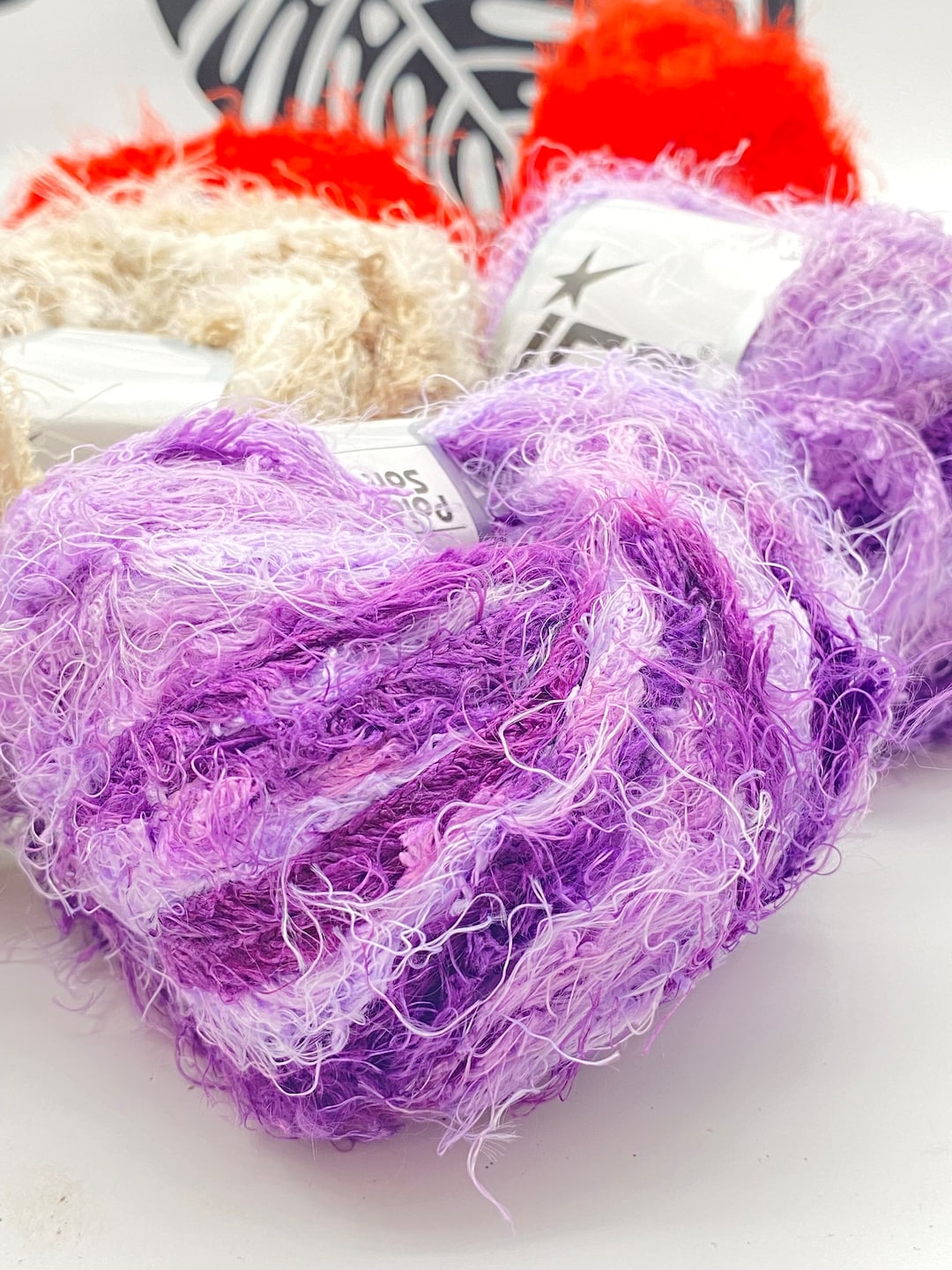 Polar Soft | Eyelash Yarn | Ice Yarns Puffy Long and Short Eyelash ...
