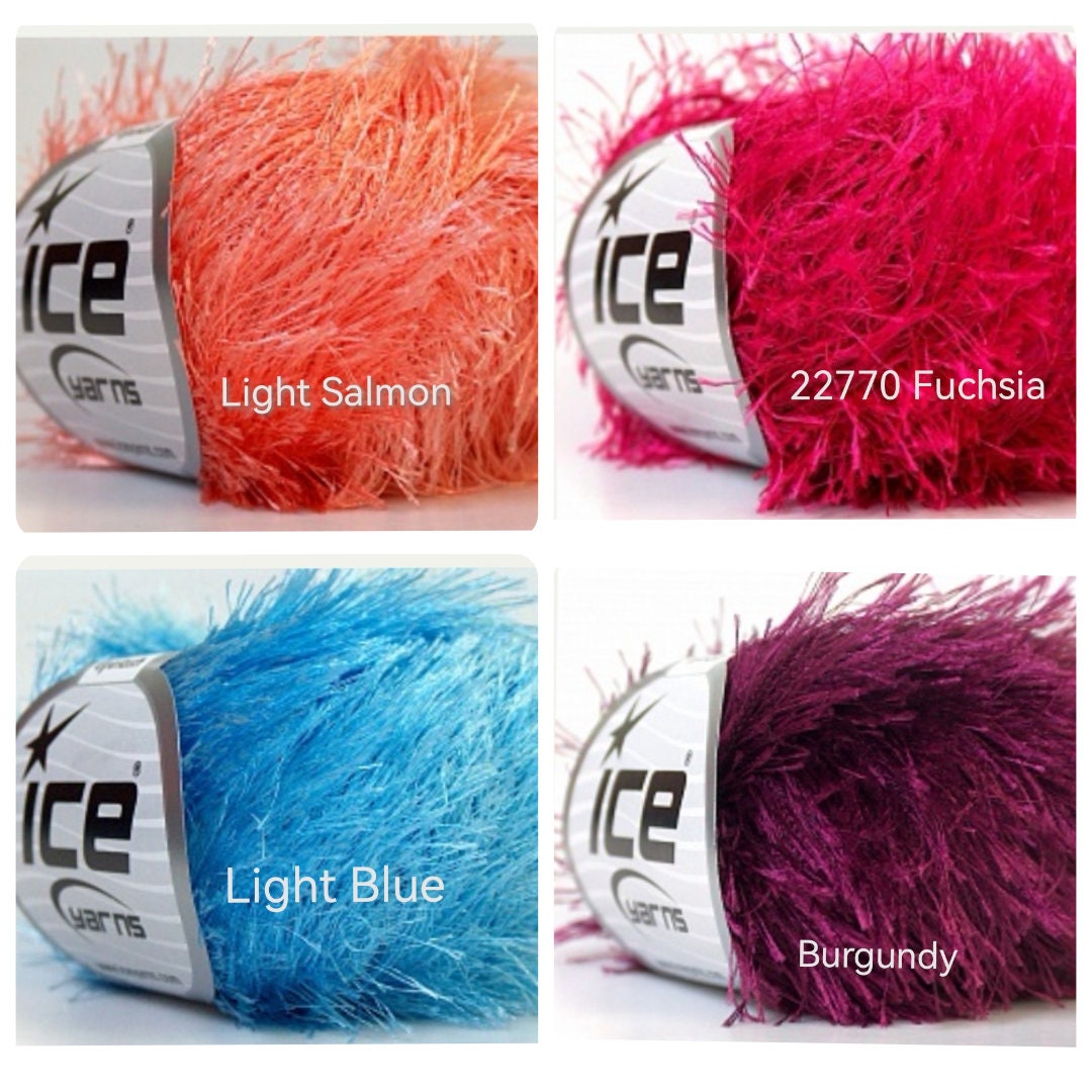 Eyelash Yarn Amigurumi Eyelash Yarn Fur Yarn Fluffy Yarn Chunky ...