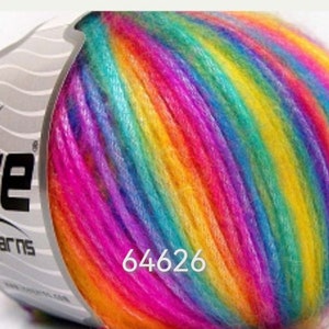 Picasso Rainbow Ice Yarns - Self-striping Fuzzy With Subtle Sheen ...
