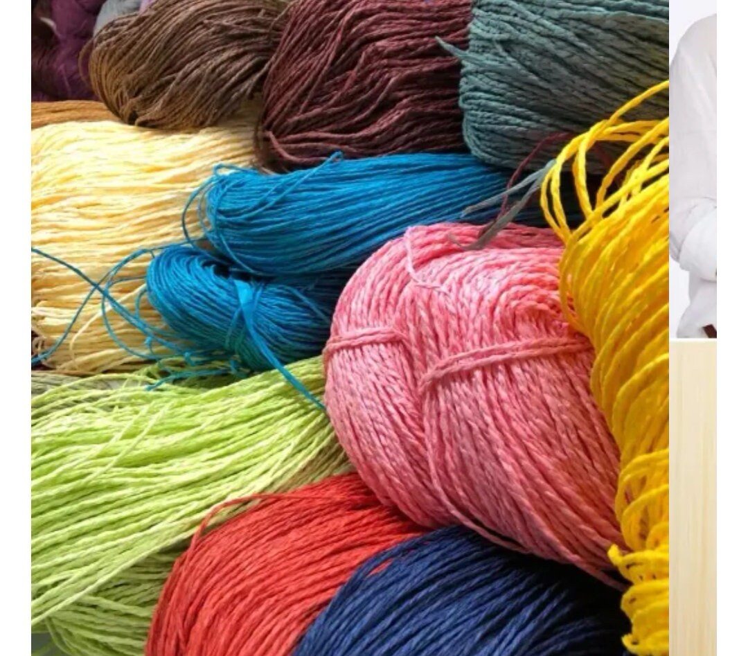 Bulk Raffia Paper Yarn, Full Strand Twisted Natural Yarn, Craft Paper ...