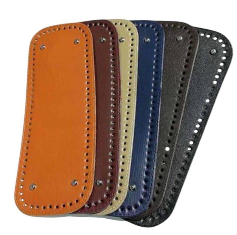 Leather Rectangular Bag Base - DIY Purse Bottom Insert - Handbag Base ...