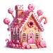 Gingerbread Candy House Clipart | Set of 20 | High Quality 300 DPI ...