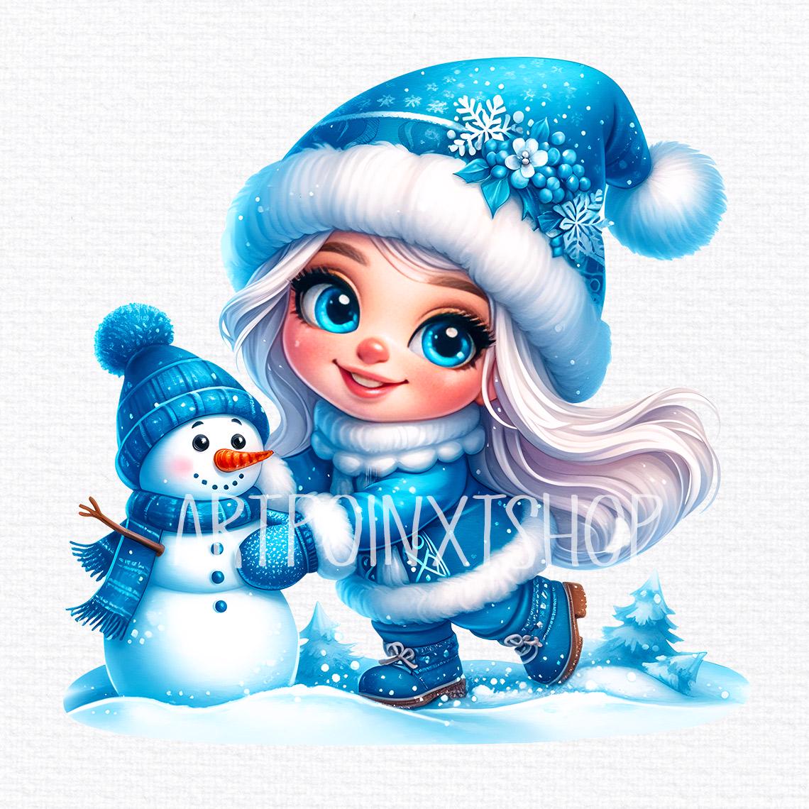 Winter Wonderland Christmas Gnomes Clipart| Set of 10 | High Quality ...