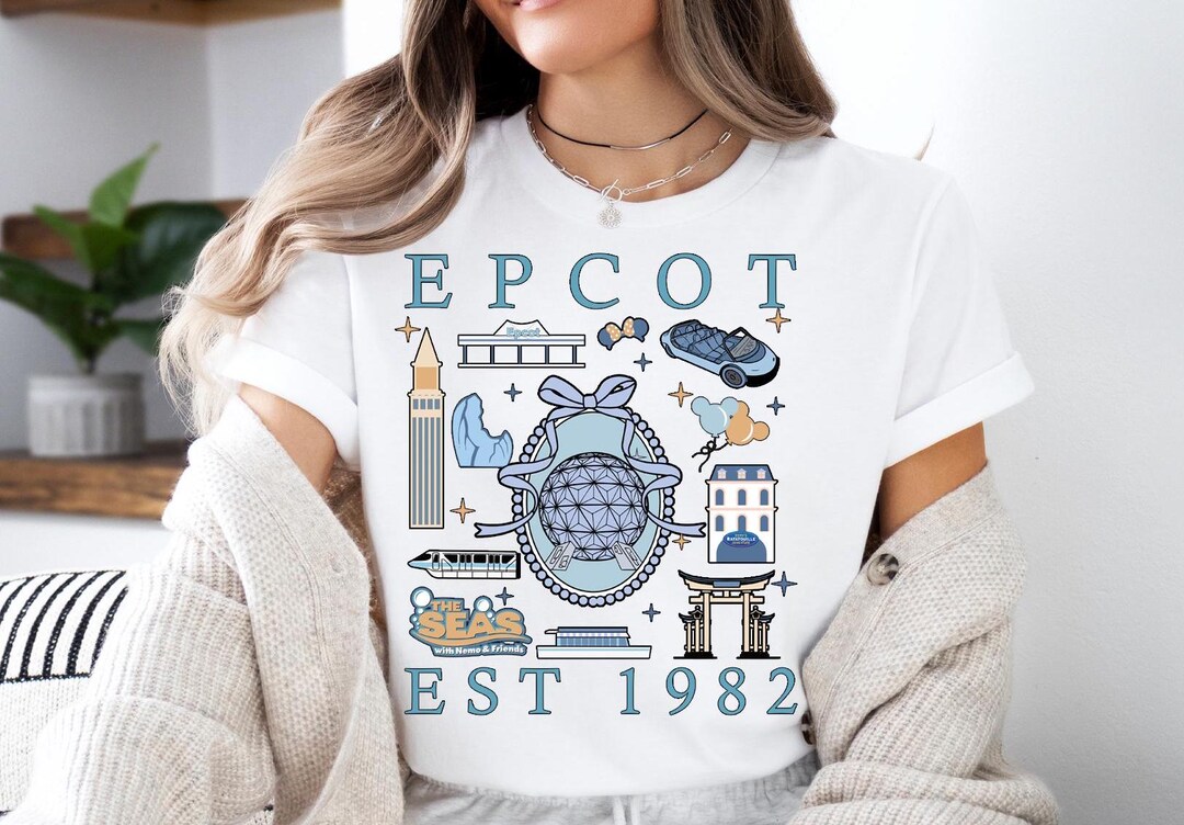 Epcot Est 1982 World Tour Shirt, WDW Family Trip Sweatshirt ...