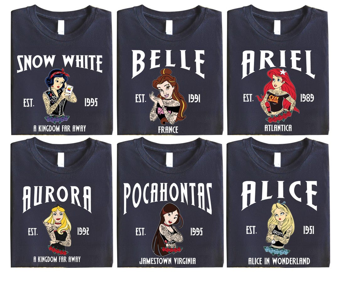 Disney Punk Princess Shirt, Rocker Princess Sweater, Princess Squad T ...