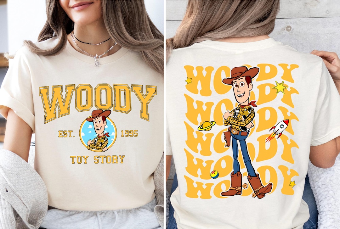 Toy Story Woody Shirt, Pixar Sheriff Woody Tee, Disney Toy Story ...