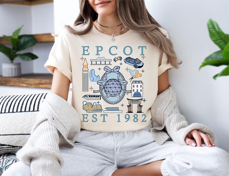 Epcot Est 1982 World Tour Shirt, WDW Family Trip Sweatshirt ...