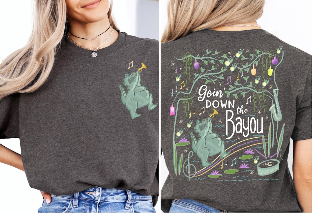 Goin' Down the Bayou Shirt, Bayou Adventure Ride T-shirt, Princess and ...