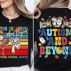 Toy Story Autism Awareness Shirt, to Autism and Beyond Sweater, Buzz ...