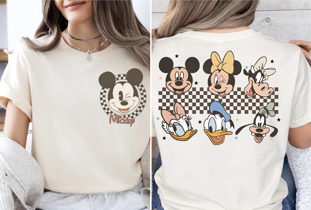 Mickey and Minnie Shirt, Retro Mickey Minnie T-shirt, Disney Couple ...
