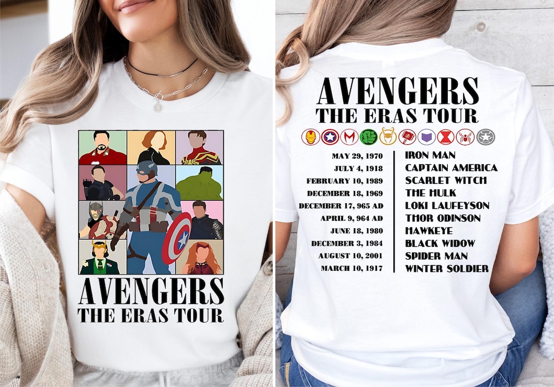 Avengers Tour Shirt, Disney Marvel Sweater, Disney Tour T-shirt, Marvel Avengers Tee, Avengers ...