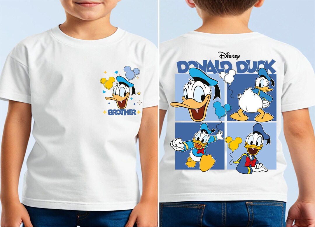 Disney Donald Duck Shirt, Donald Duck Brother Sweater, Disney Brother T ...