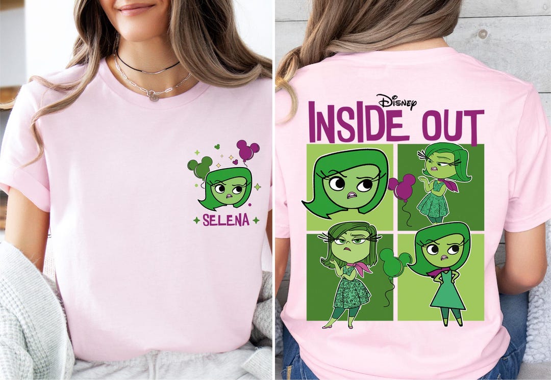 Inside Out Disgust T-shirt, Disney Emotion Shirt, Pixar Inside Out Tee ...