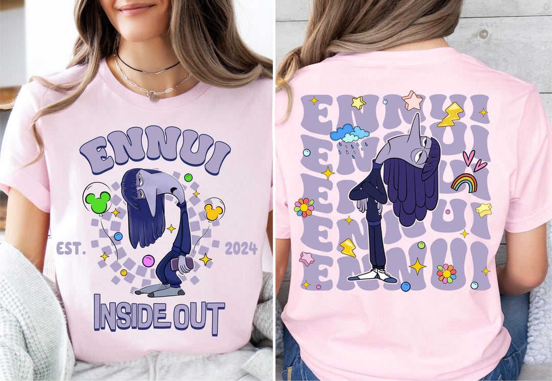 Inside Out Ennui Shirt, Pixar Emotion Ennui Sweatshirt, Pixar Disney ...