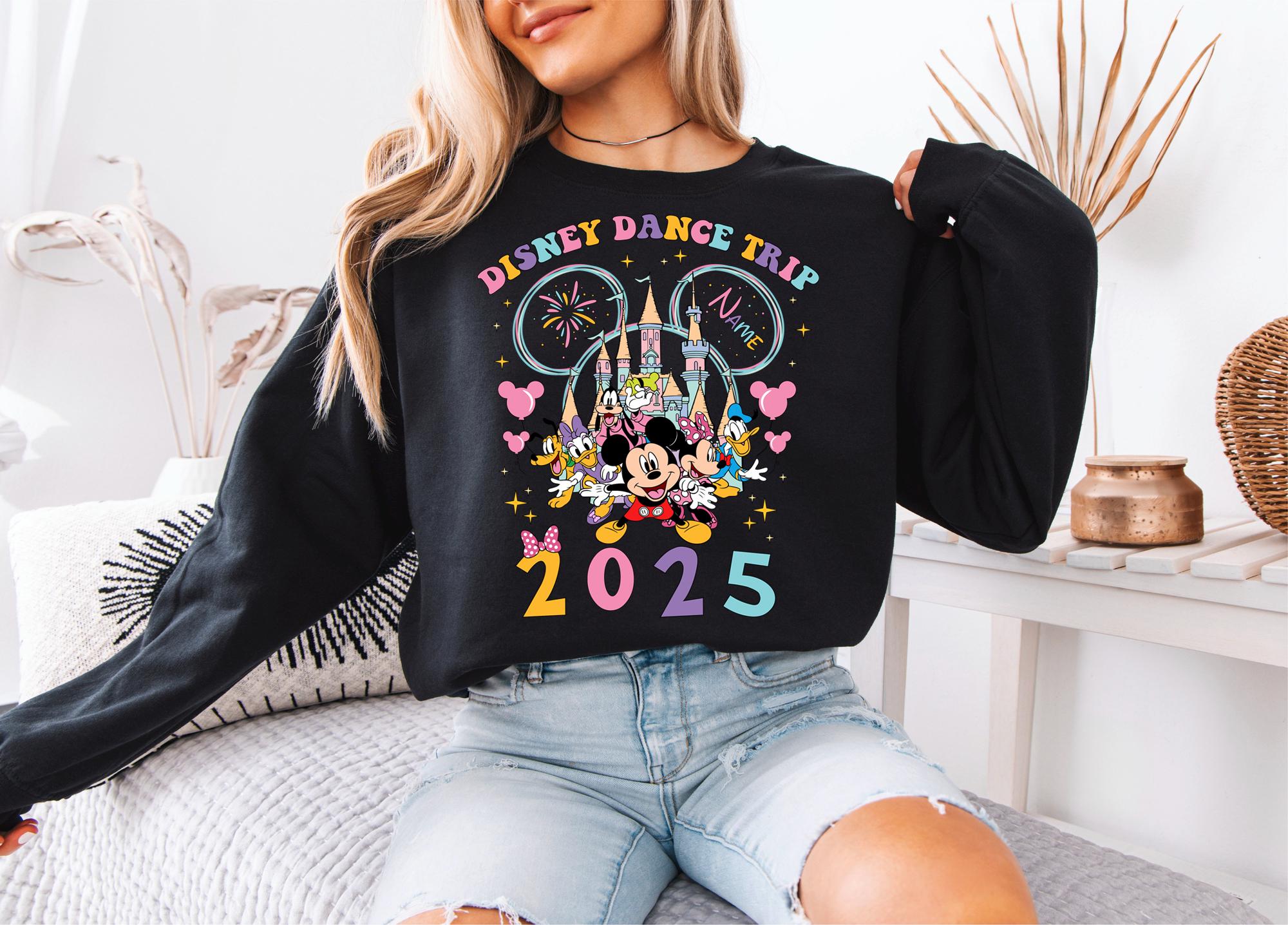 Disney Dance Trip 2025 Shirt, Disney Cheerleading and Dance Tee, Magic ...