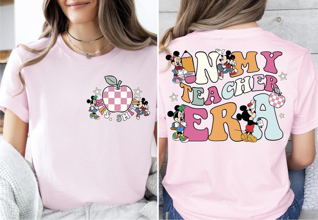 Disney Teacher Shirt, Teacher's Day T-shirt, Teacher Appreciation Tee ...