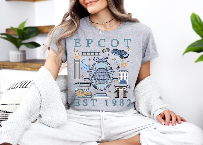 Epcot Est 1982 World Tour Shirt, WDW Family Trip Sweatshirt ...