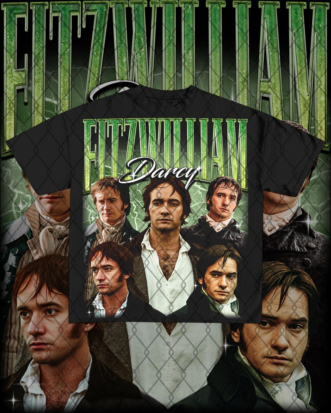 Fitzwilliam Darcy PNG Digital Download, DTF Transfer Print, Bootleg ...