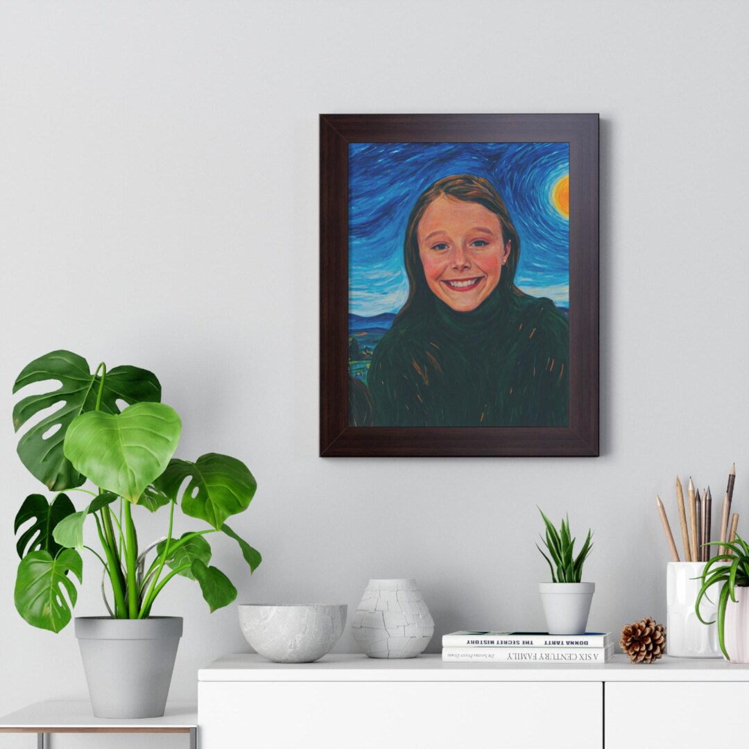 Customizable Starry Night Poster, Customizable Prints, Vertical Poster ...