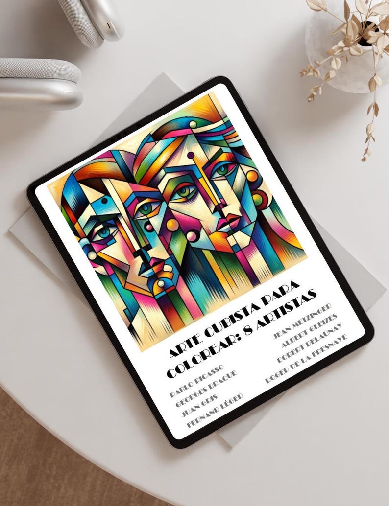 Cubist Art Coloring Book by 8 Artists: Picasso, Braque, Gris, Leger ...
