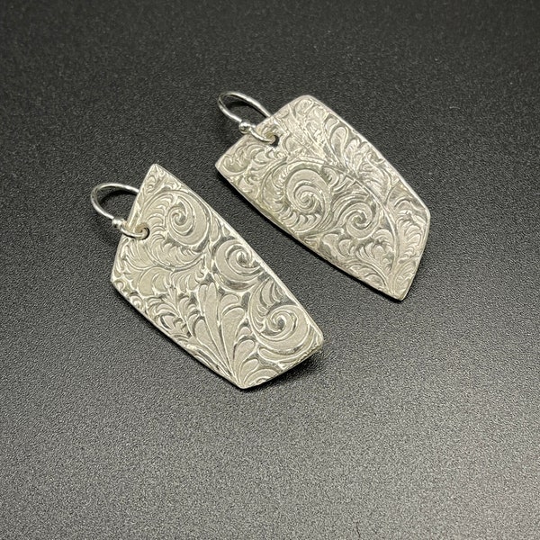 Fine Silver Earrings - Etsy