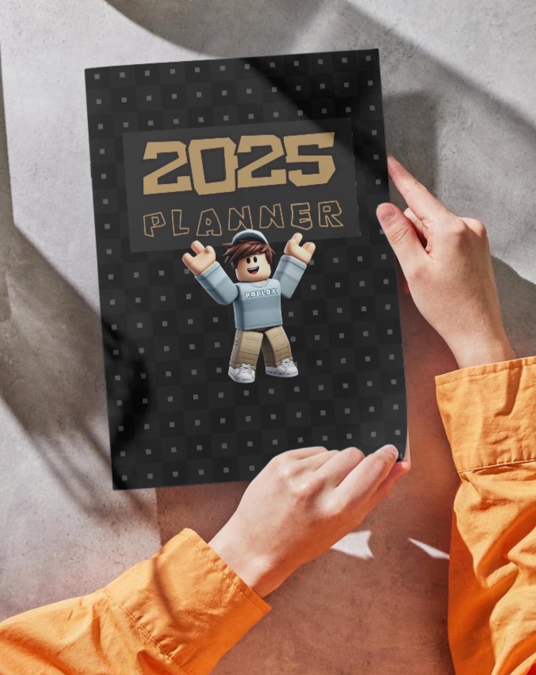 2025 Printable Roblox Theme Digital Planner With Monthly Goals, Daily ...