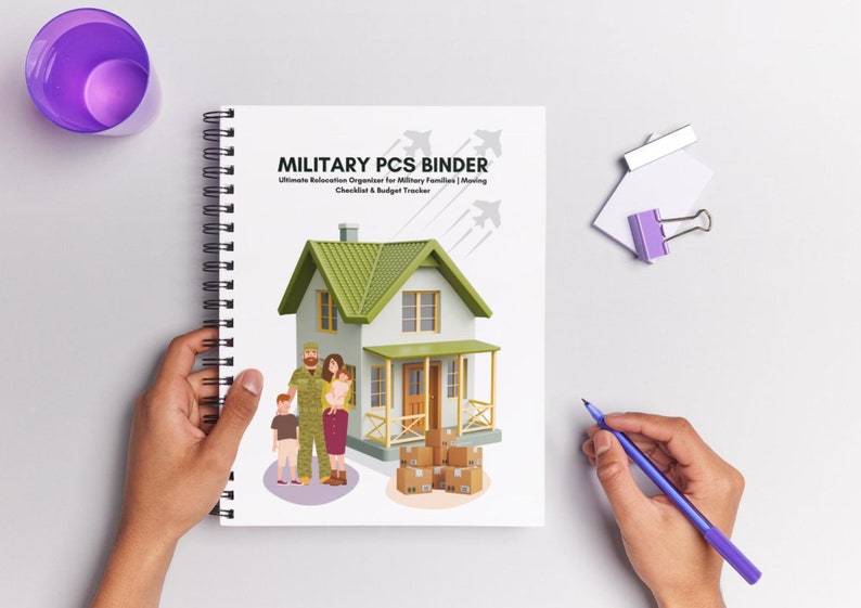 Military PCS Planner: Relocation Organizer & Journal (digital Download ...