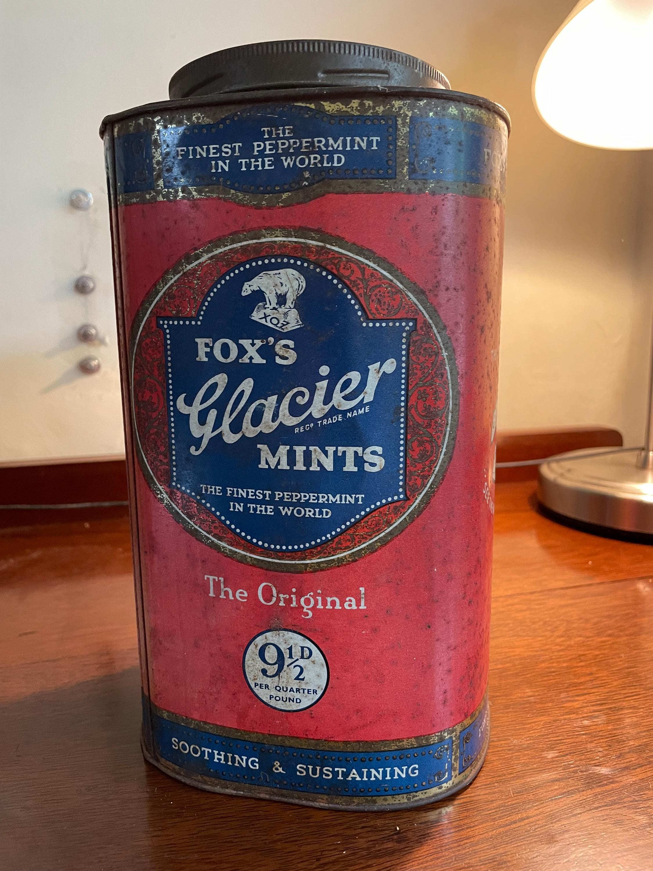 Fox's Glacier Mints Tin Probably 1920s or 1930s - Etsy