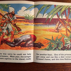Original Fairylite Robinson Crusoe in Story & Pictures C.1950s - Etsy