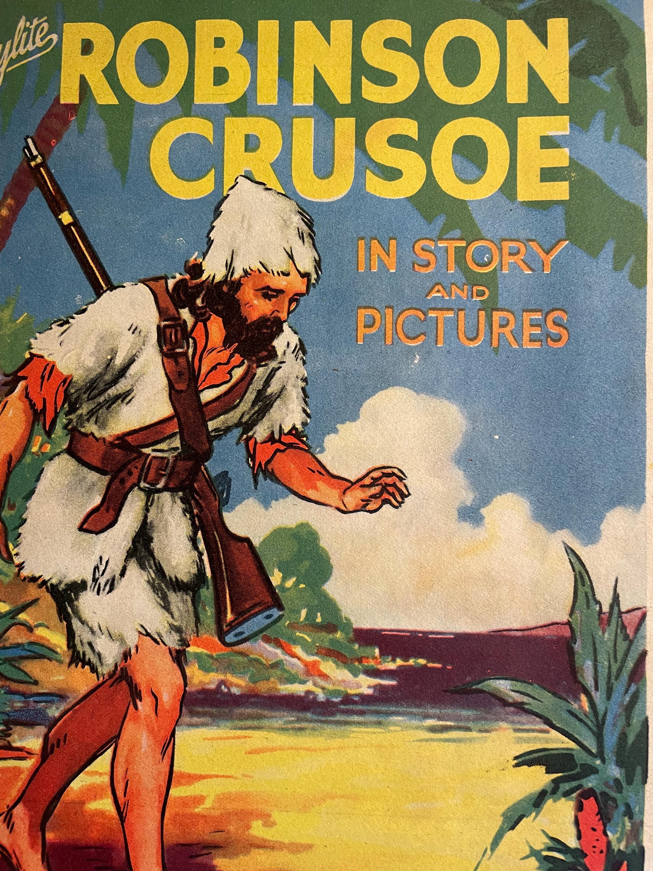 Original Fairylite Robinson Crusoe in Story & Pictures C.1950s - Etsy