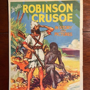 Original Fairylite Robinson Crusoe in Story & Pictures C.1950s - Etsy