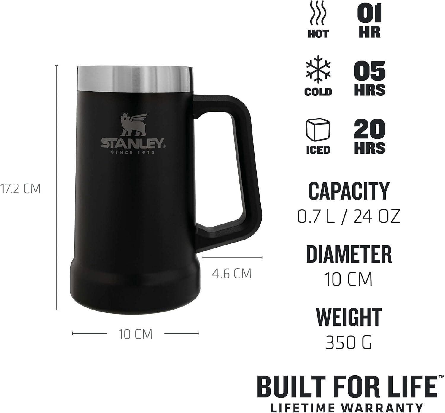 Custom Stanley Adventure Vacuum Beer Stein 0.7L Travel Mug Personalised ...