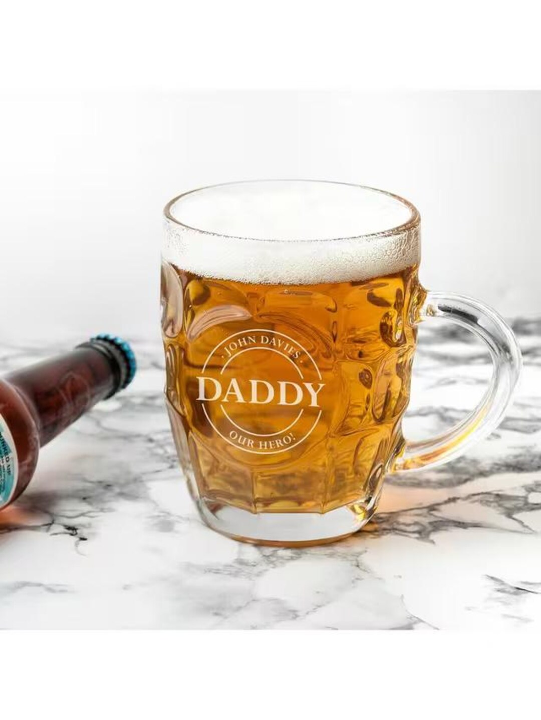 Personalised Beer Glass – Custom Engraved Pint Glass 568ml | Gift for ...